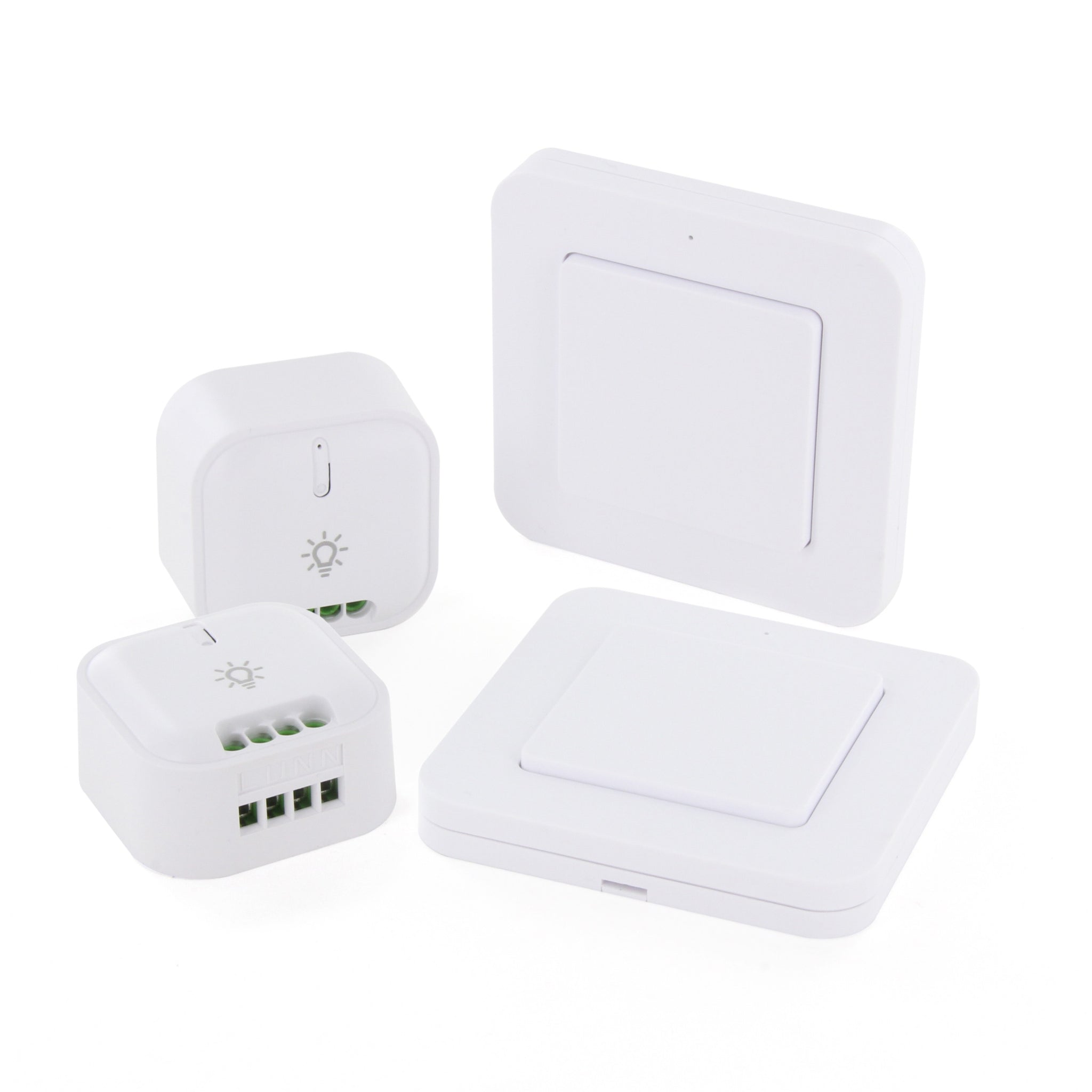 Set of 2 On/Off lighting module & 2 wireless switches