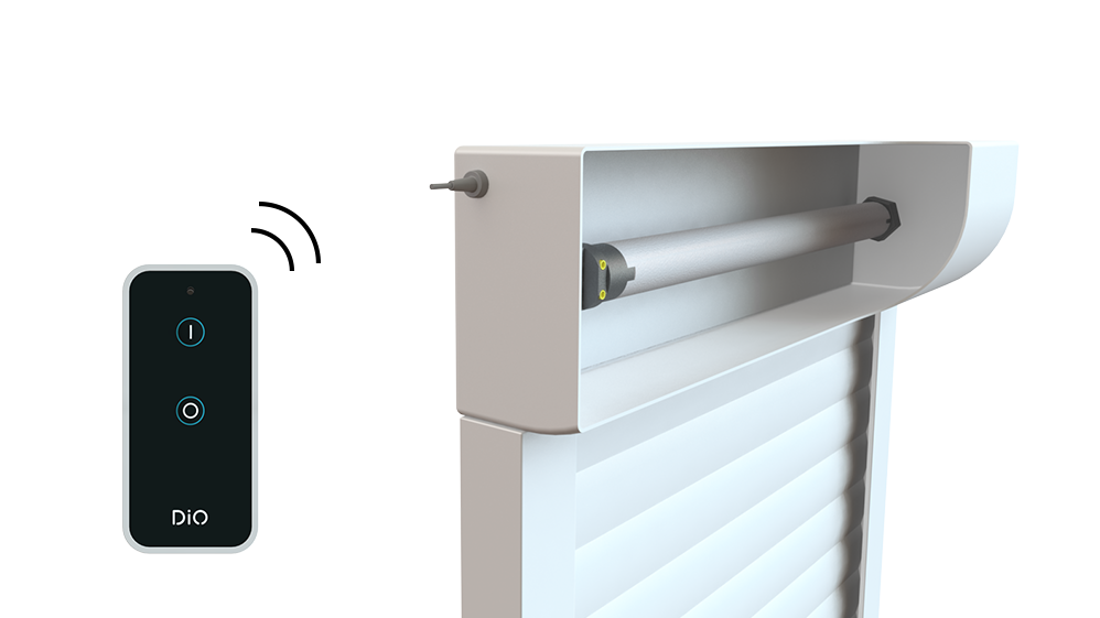 Roller shutter motor and remote control